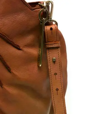 CATERINA LUCCHI Ornella Pleated Leather Shoulder Bag