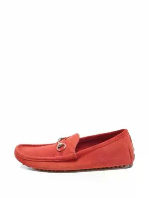 Gucci Horsebit Suede Loafers