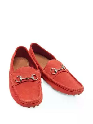Gucci Horsebit Suede Loafers