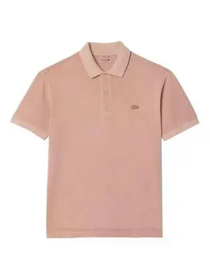 Lacoste Logo-patch Polo Shirt - Orange