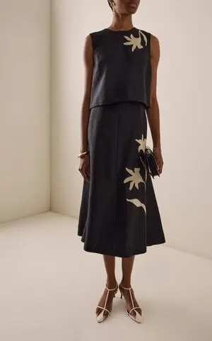BY MALENE BIRGER Valentina Matelassé Cropped Top