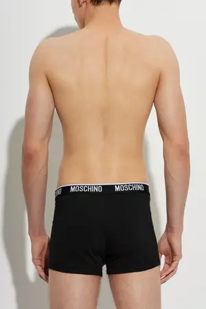 Moschino Triple Pack Boxer Briefs With Logo