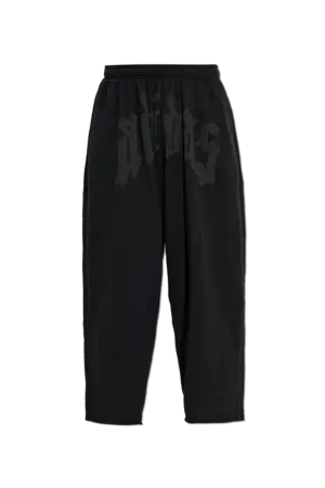 ADIDAS ORIGINALS Wide-leg Sweatpants - Black