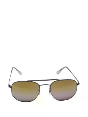 Ray-ban Marshal Aviator-frame Sunglasses - Silver