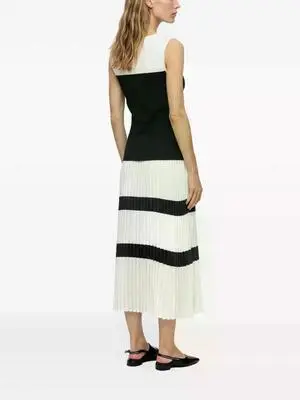 Karl Lagerfeld Colour-block Pleated Dress