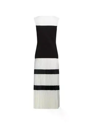 Karl Lagerfeld Colour-block Pleated Dress