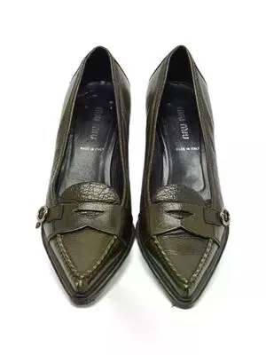 Miu Miu Pointed-toe Loafer Pumps
