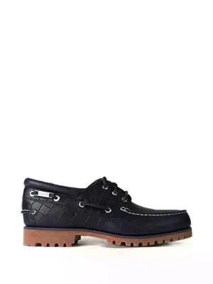 Timberland X Jacquemus Crocodile-effect Boat Shoes