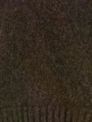 Alpha Studio Spread-collar Knitted Sweater