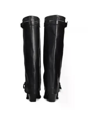 JULIE DEE Buckled Fold-over Boots