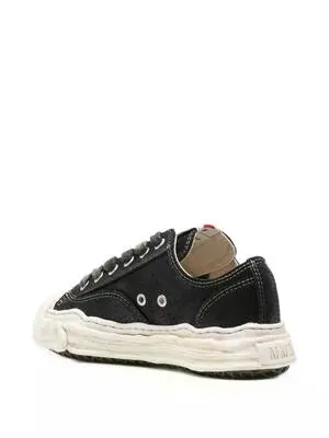 Mihara Yasuhiro Hank Og Sole Waxed Low-top Sneakers