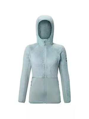 PASCAL MILLET Fleece Hooded Jacket - Blue