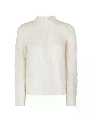 ERMANNO FIRENZE Embroidered Raglan-sleeve Sweater
