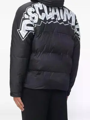 DISCLAIMER Graffiti-print Puffer Jacket