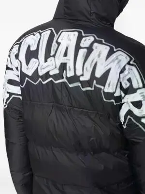 DISCLAIMER Graffiti-print Puffer Jacket
