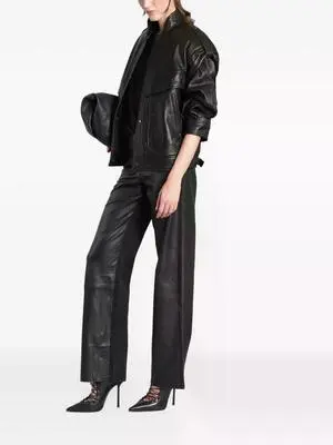 SALVATORE SANTORO Hooded Leather Jacket