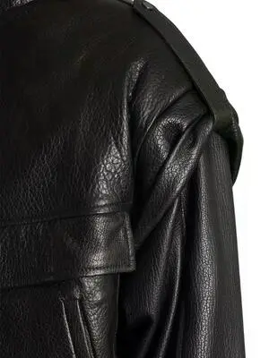 SALVATORE SANTORO Hooded Leather Jacket