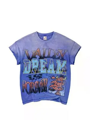 VALE FOREVER Osmosis Graphic-print T-shirt - Blue
