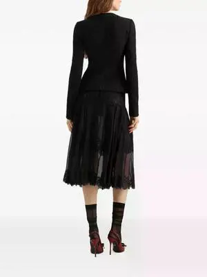 Dolce & Gabbana Sweetheart-neck Tweed Jacket