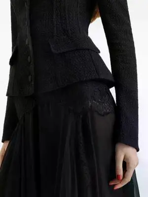 Dolce & Gabbana Sweetheart-neck Tweed Jacket