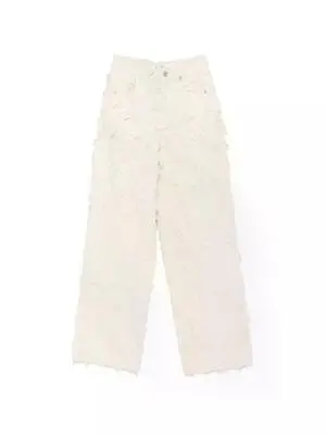 Séfr Loose Cut Distressed-finish Jeans - Neutrals