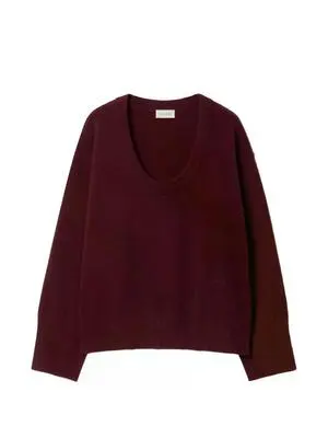 HOUSE OF DAGMAR Scoop-neck Wool Sweater