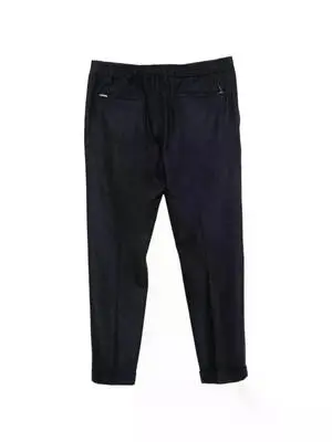 BARBA NAPOLI Drawstring-waistband Tailored Trousers