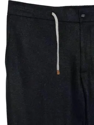BARBA NAPOLI Drawstring-waistband Tailored Trousers