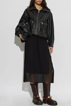 Kurt Geiger Loulou Harness Biker’ Ankle Boots