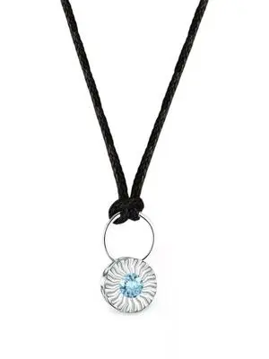 ANTY Aura Diamond Topaz Necklace - Silver