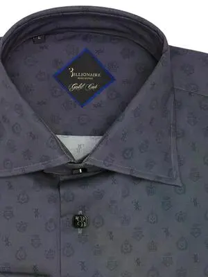 BILLIONAIRE Gold Cut Logo-print Shirt