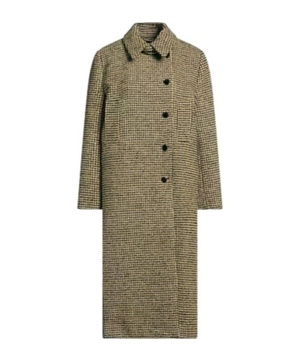 GANNI Plaid Double-breasted Coat