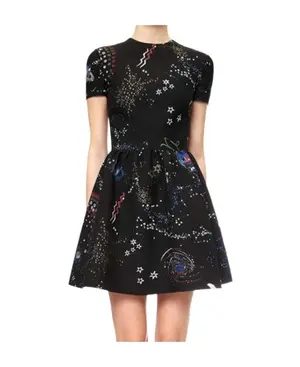 Valentino Garavani Short Sleeve Dress