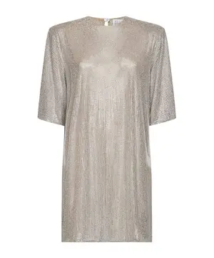 Giuseppe Di Morabito Crystal Embellished Dress - Silver