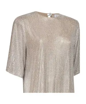Giuseppe Di Morabito Crystal Embellished Dress - Silver