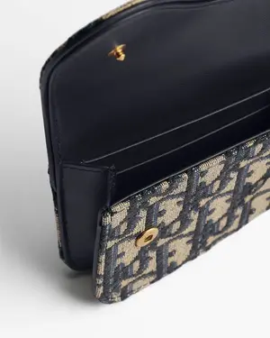 Dior Saddle Bloom Card Holder