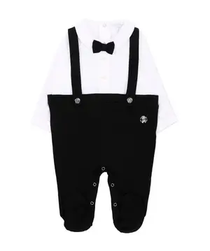 Roberto Cavalli Bow Tie Collared Onesie