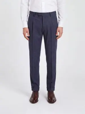 PT TORINO Mid-rise Pleated Trousers