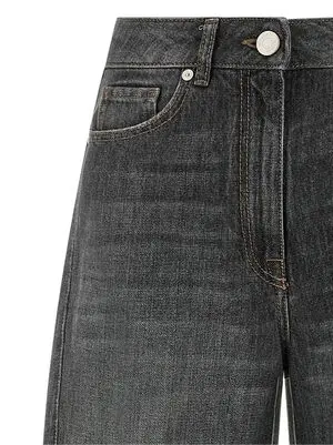 Peserico High Waist Balloon Jeans
