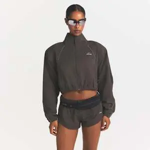 SKIMS Cropped Jacket | Grey | | Nike Crunchy Nylon