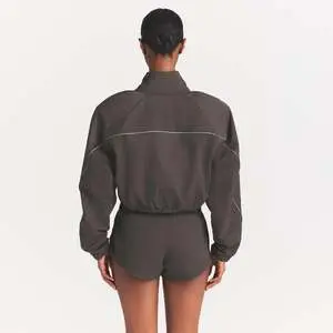 SKIMS Cropped Jacket | Grey | | Nike Crunchy Nylon