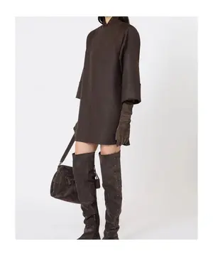 Max Mara Wool Flannel Short Dress