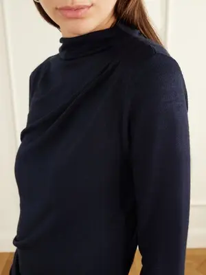 Proenza Schouler Mimi Draped Stretch-jersey Top