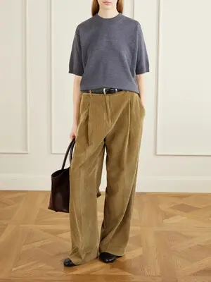 RÓHE Cotton-corduroy Wide-leg Pants