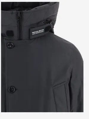 Woolrich Hooded Quilted Coat
