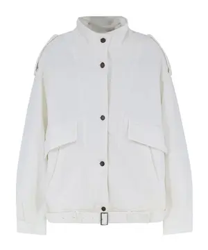 TONYWACK Belted Pocket Detail Jacket - Off-white