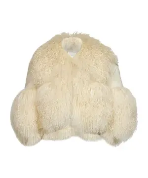 Giuseppe Di Morabito Cropped Fur-trim Jacket