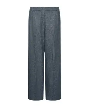 Marella Wool And Silk Tweed Trousers