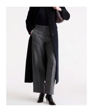 Marella Wool And Silk Tweed Trousers