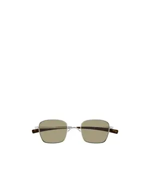 Saint Laurent Square Frame Sunglasses - Silver
